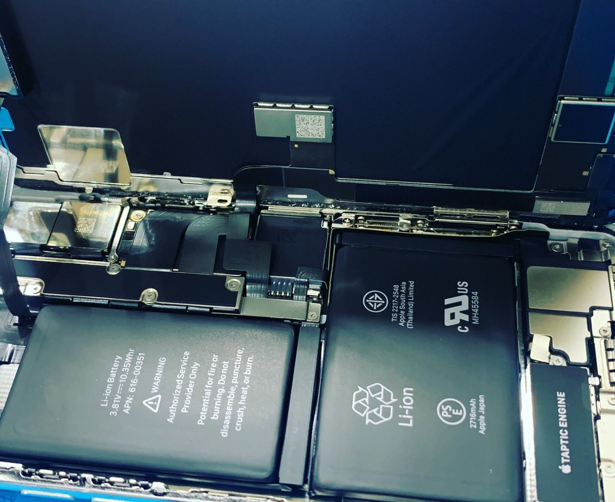 PSE技適マークiPhoneXバッテリー交換も当日お渡し[新潟市 中央区]
